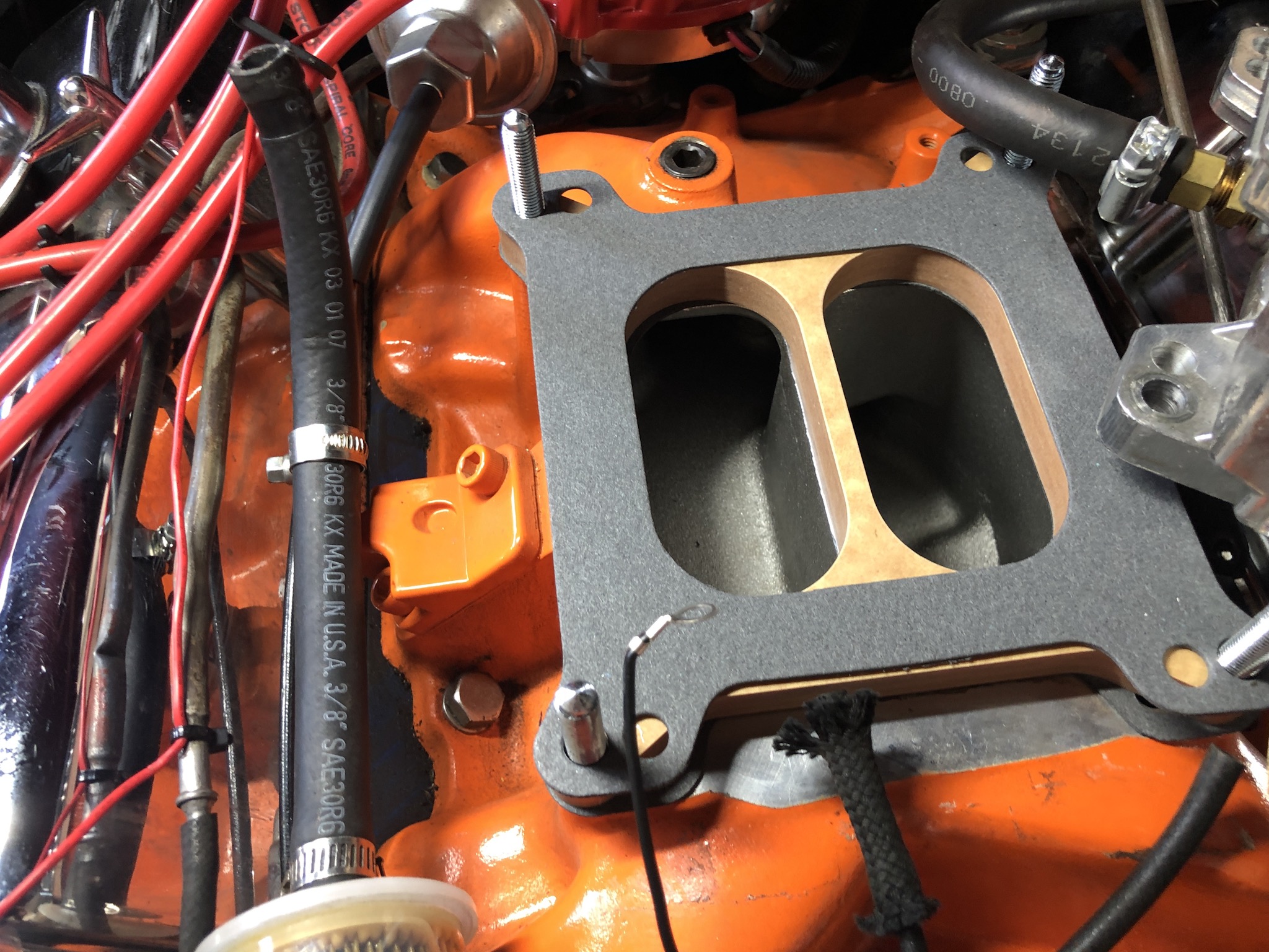 Carburetor spacer – The Chevrolet Camaro